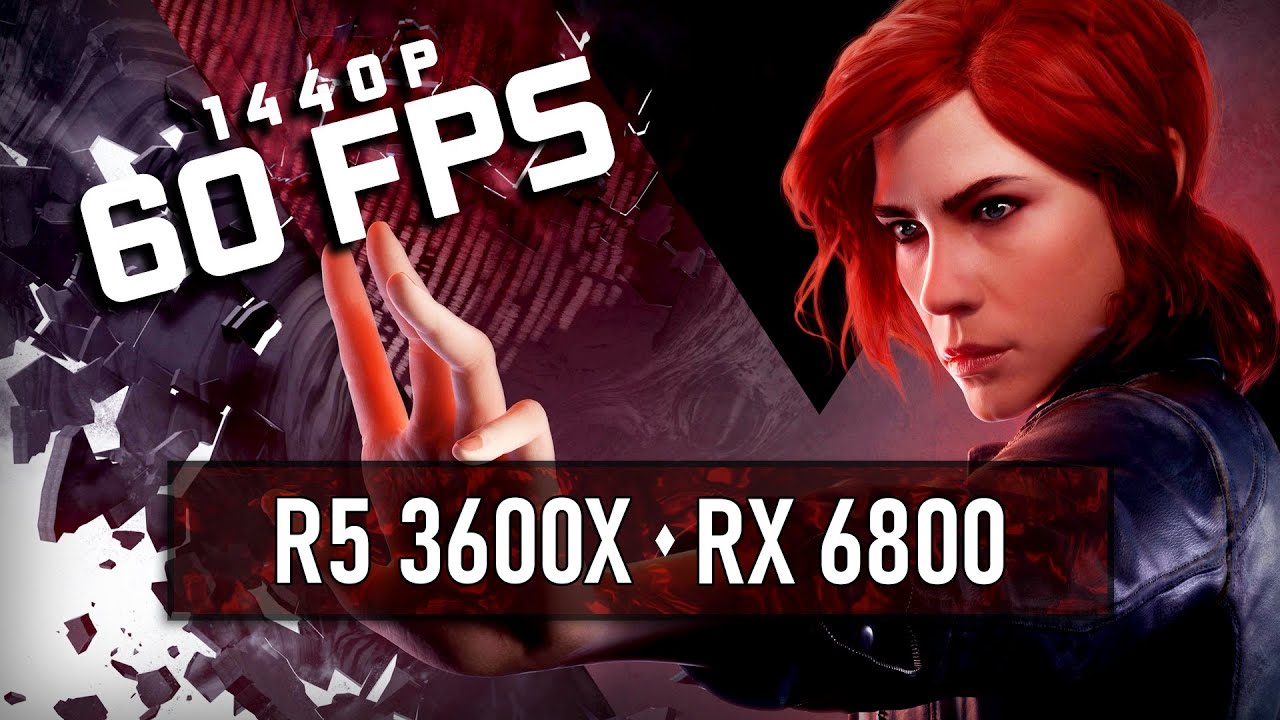 CONTROL | RX 6800 | R5 3600X | HIGH SETTINGS | 2560X1440 - YouTube