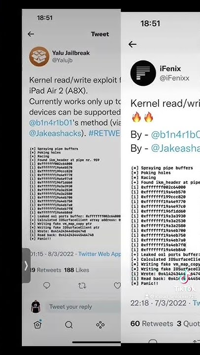 Kernel read/write achieved on iOS 15 🔥🔥 - YouTube