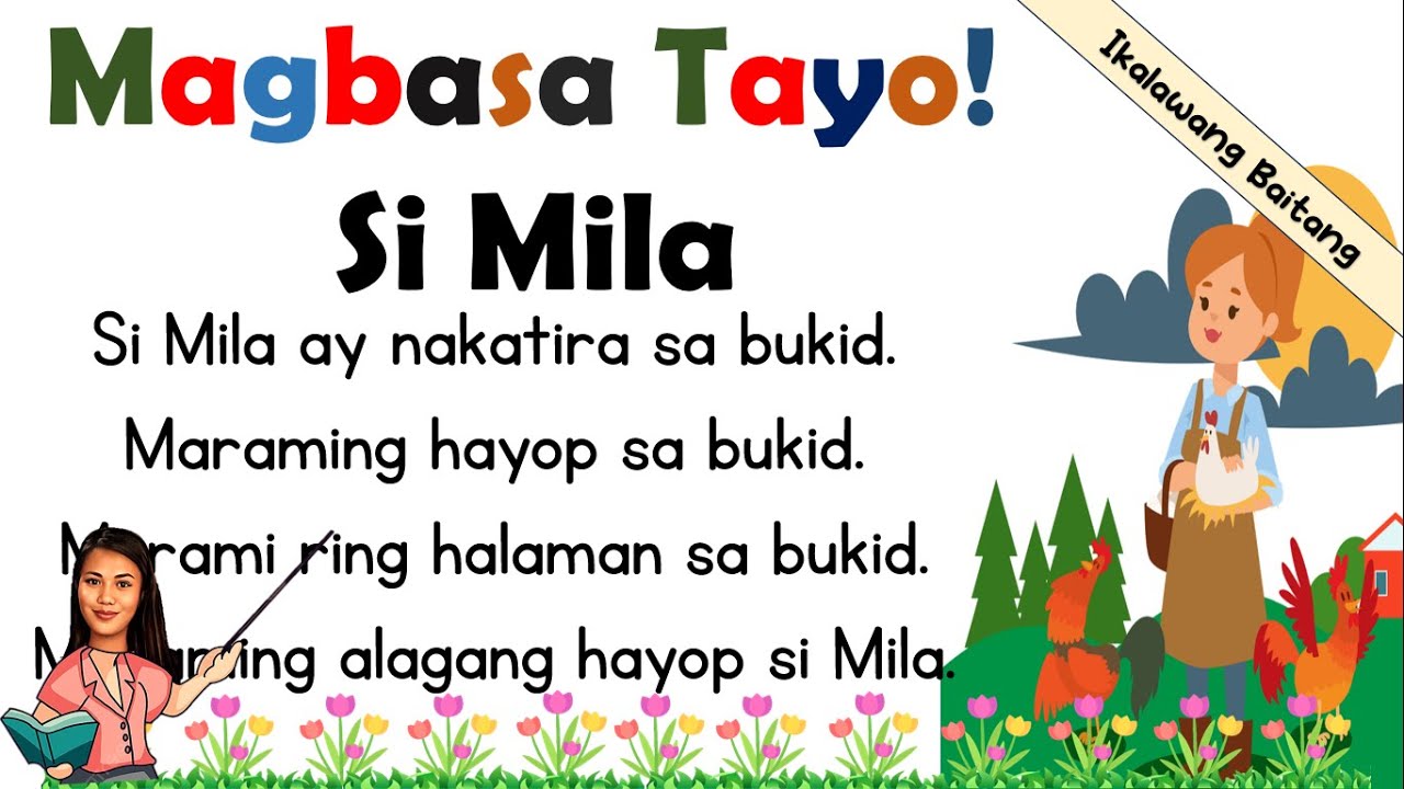 MAGBASA TAYO / PAGSASANAY SA PAGBASA / MAIKLING KUWENTO NA MAY ...