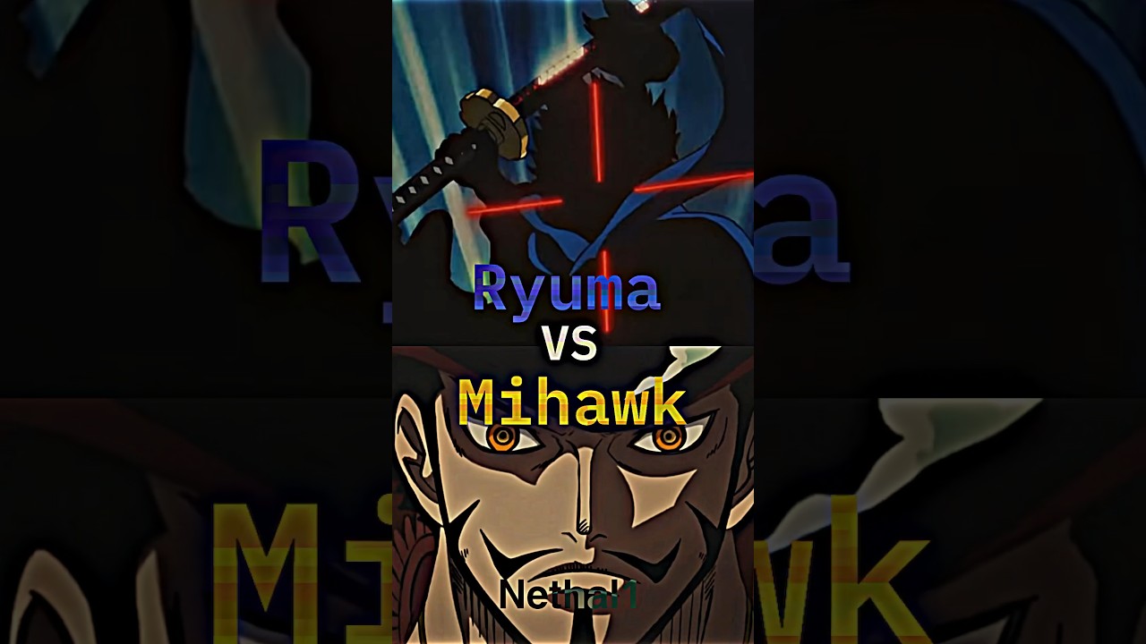 Ryuma vs Mihawk #onepiece #mihawk - YouTube