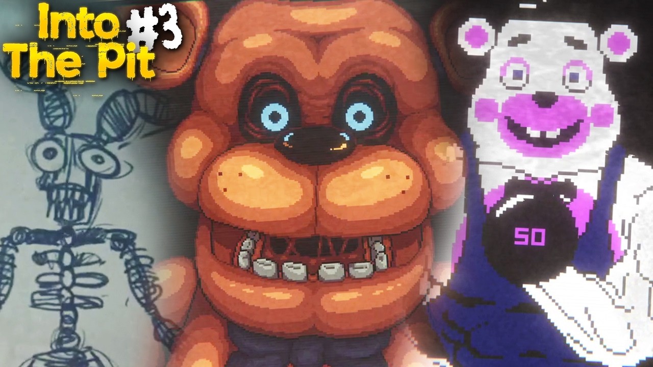 STITCHWRAITH, BUFF HELPY y LA FÁBRICA DE ACERO | FNaF: INTO THE PIT #3 ...