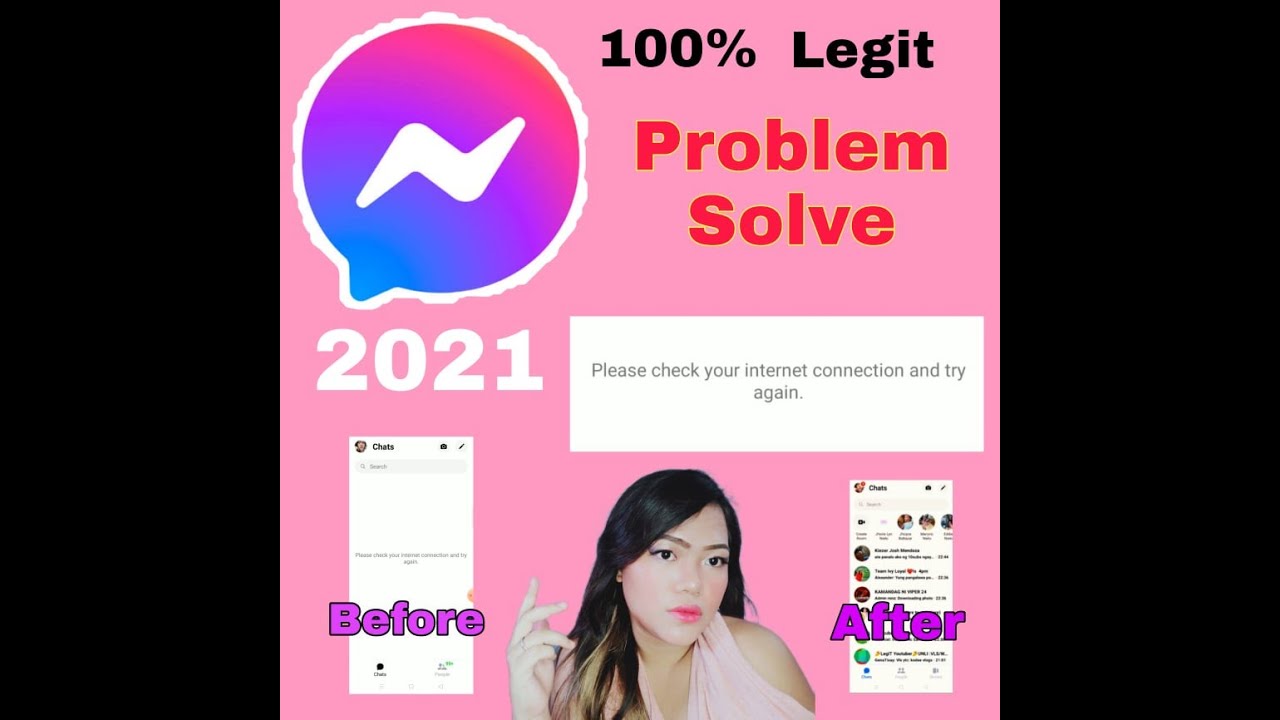 How to fix FB Messenger Problem (Please Check Your Internet Connection ...