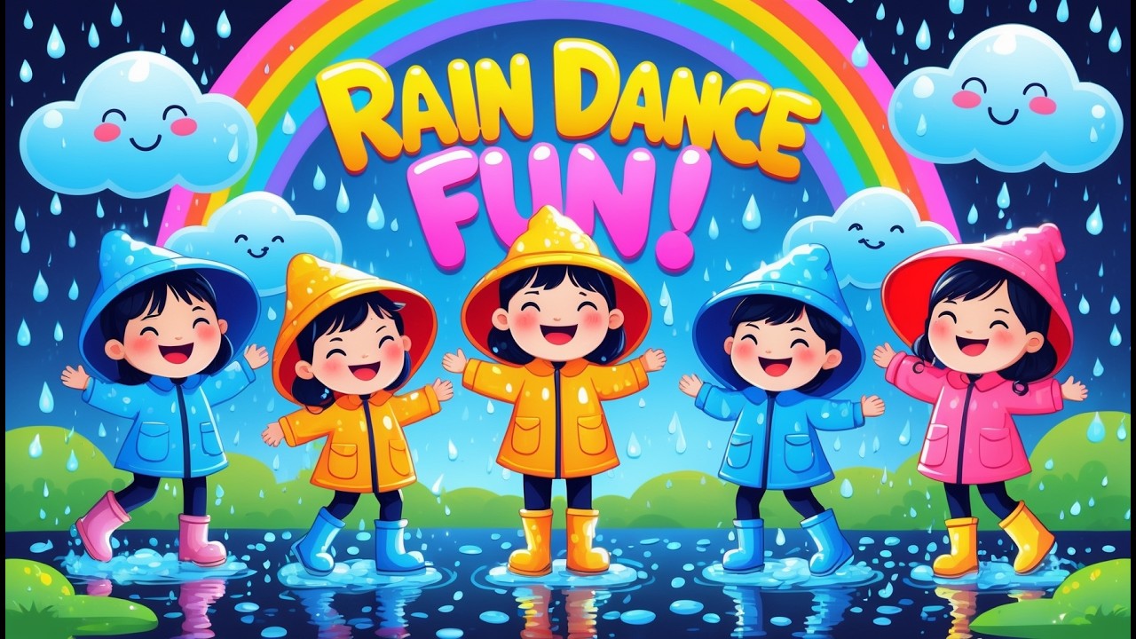 RAIN DANCE for kids Rhyming | Rain, Rain, Come and Play! @YTKidsEd ...