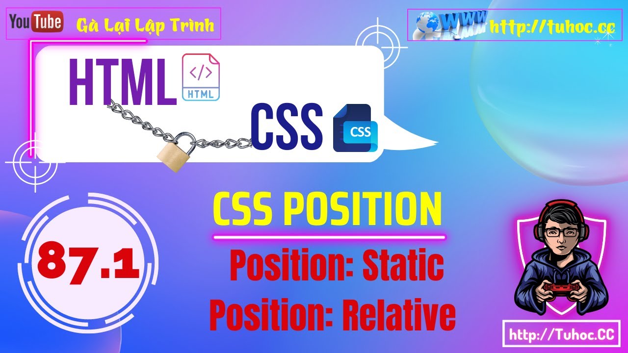 87.1 CSS Position Static vs Relative - Giải thích chi tiết dễ hiểu cho ...