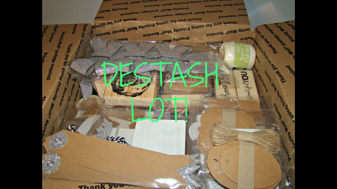 *SOLD* Craft Supplies Destash Lot for Sale! - YouTube