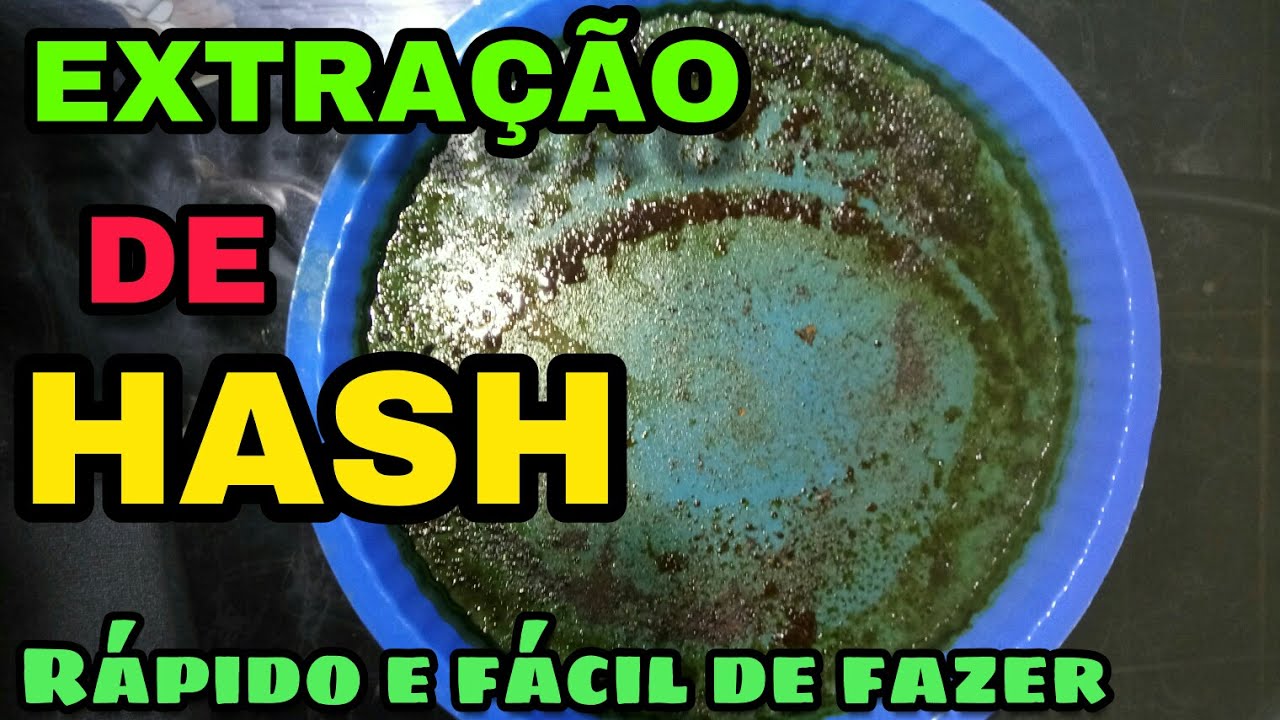 EXTRAÇÃO DE HASH COM ÁLCOOL 99,9%, RÁPIDO E FÁCIL DE FAZER HAXIXE - YouTube