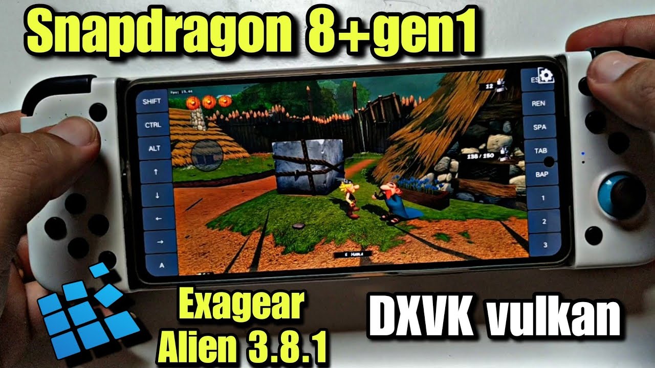 Asterix and Obelix XXL Romastered Exagear alien 3.8.1 snapdragon 8+gen1 ...