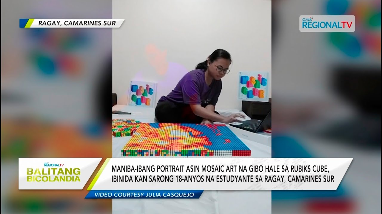 Balitang Bicolandia: Maniba-ibang portrait asin mosaic art na gibo hale ...