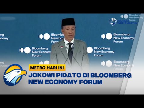 Jokowi Pamer Kemajuan Digital Indonesia di Bloomberg New Economy Forum - [Metro Hari Ini]