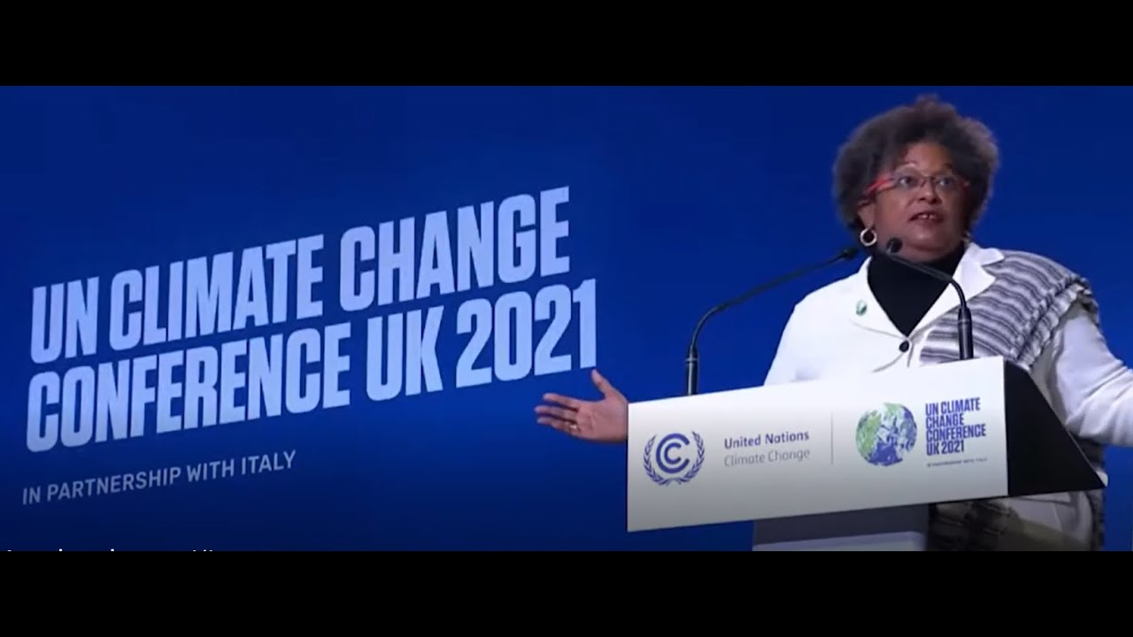 Speech Mia Mottley @ COP26 I managerohnegrenzen I managerswithoutborders - YouTube