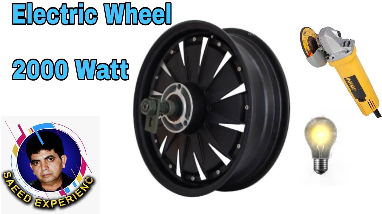How to generate 220V Cyclic Generator from Electric Wheel | Saeed ...