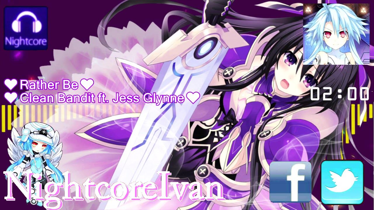 Nightcore - Rather Be - YouTube