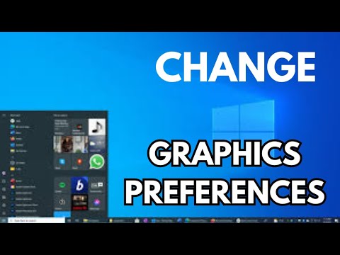 How to Change Graphics Performence Preferences Settings on Laptop-PC ...