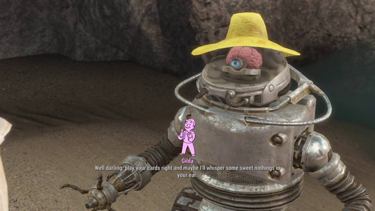 Fallout 4: Far Harbor - Flirting with a Robobrain (GAMEPLAY) - YouTube