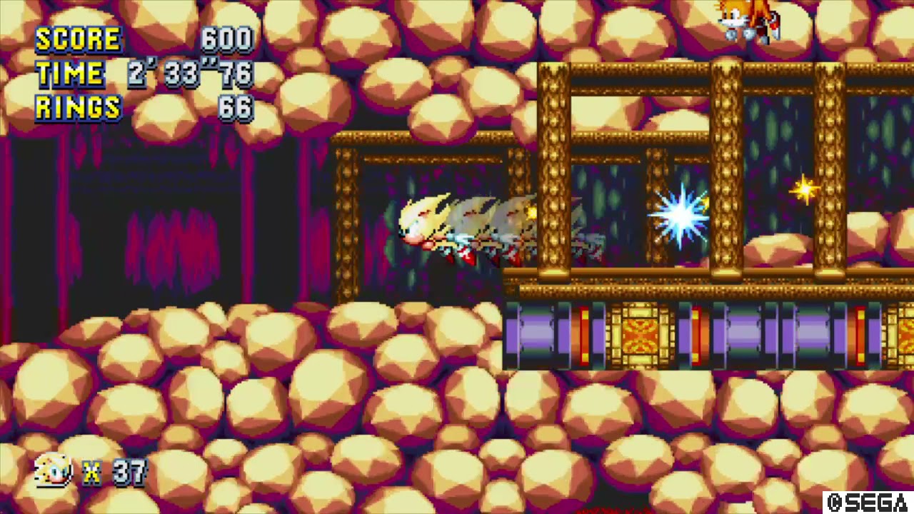 Sonic mania lava reef 1 and 2 - YouTube