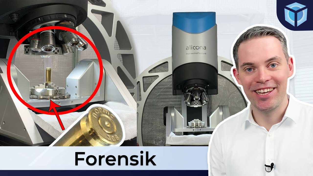 Forensische Ballistik 3D Scan – Alicona Infinitefocus im Test - YouTube