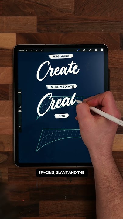 If you're new to lettering #tutorial #calligraphy #procreate - YouTube