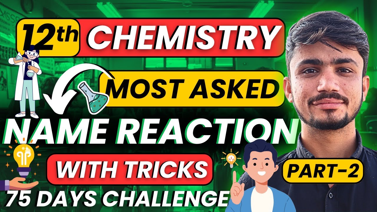 Part-2, Class-12th Chemistry के सभी Most Imp Name Reactions With Tricks ...