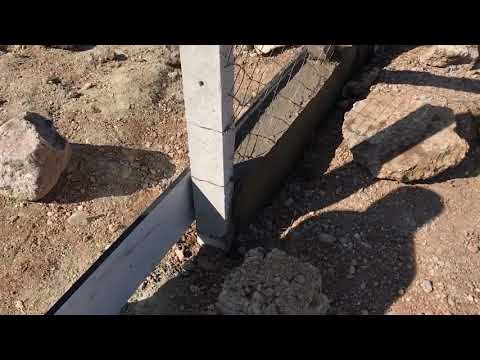 Bahçe Düzenleme 3. Bölüm - Çit Altına Beton Attık