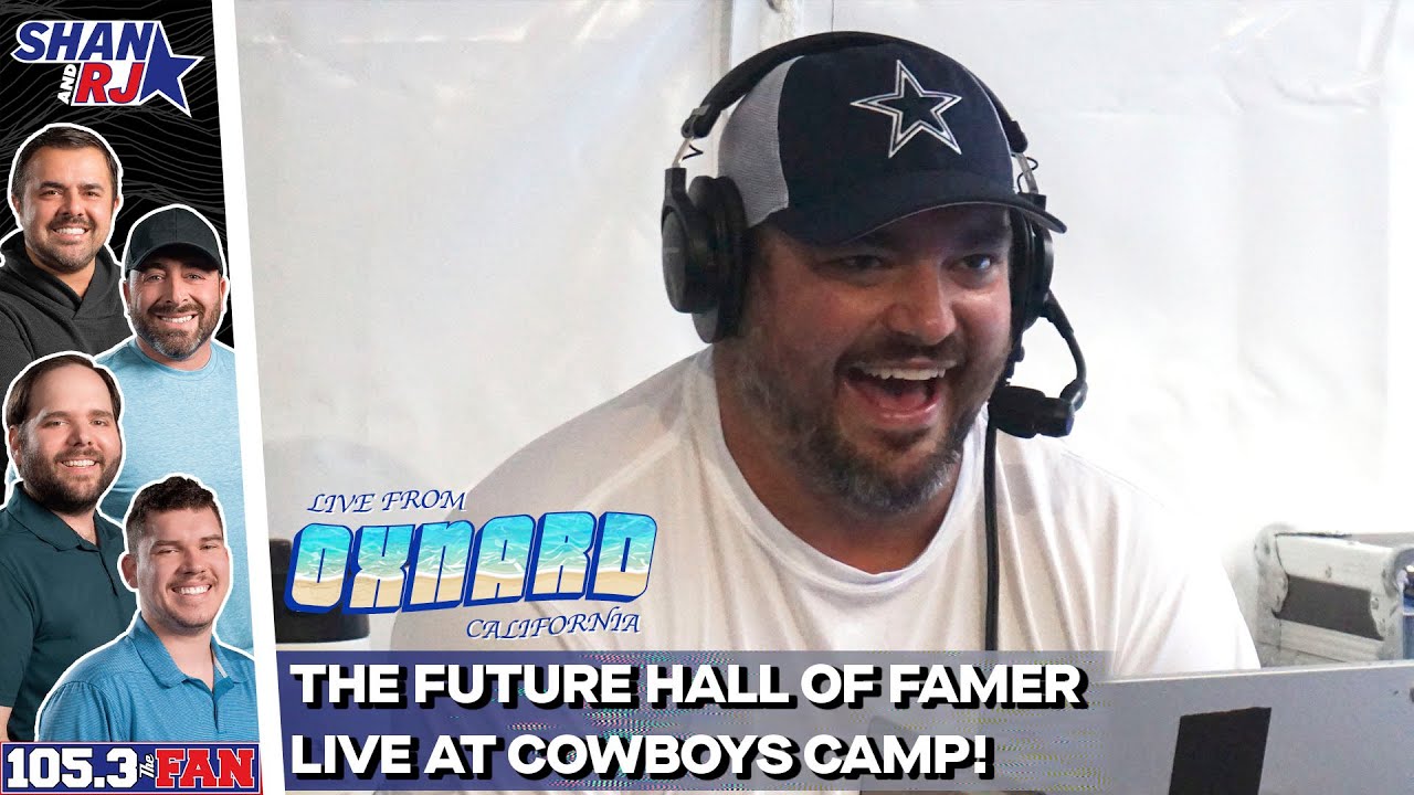 Zack Martin LIVE At Cowboys Training Camp! | Shan & RJ - YouTube