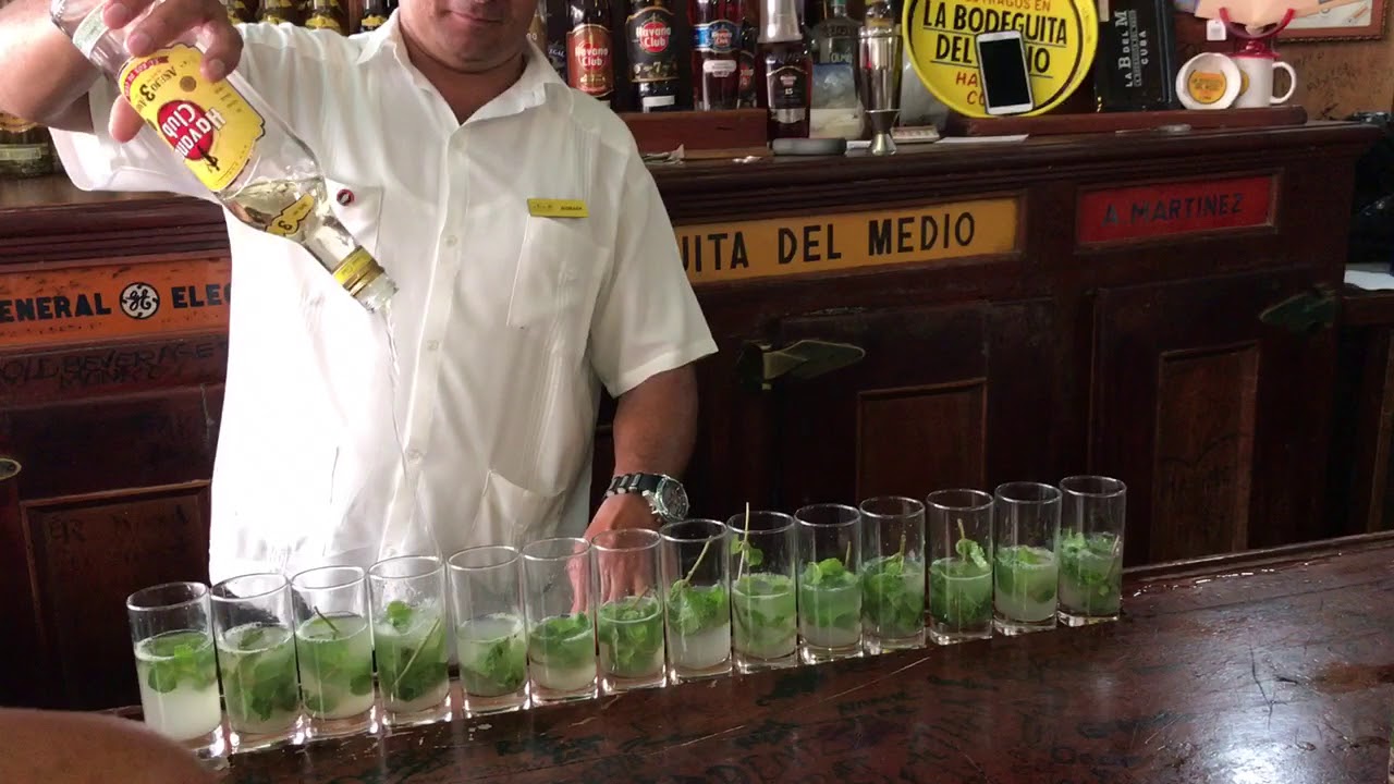 Hemingway’s famous Mojito! (Havana) - YouTube