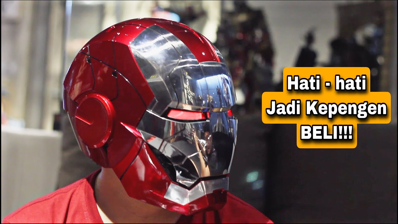 UNBOXING HELM IRONMAN MARK 5 TONY STARK WITH JARVIS SYSTEM AI!! feat ...