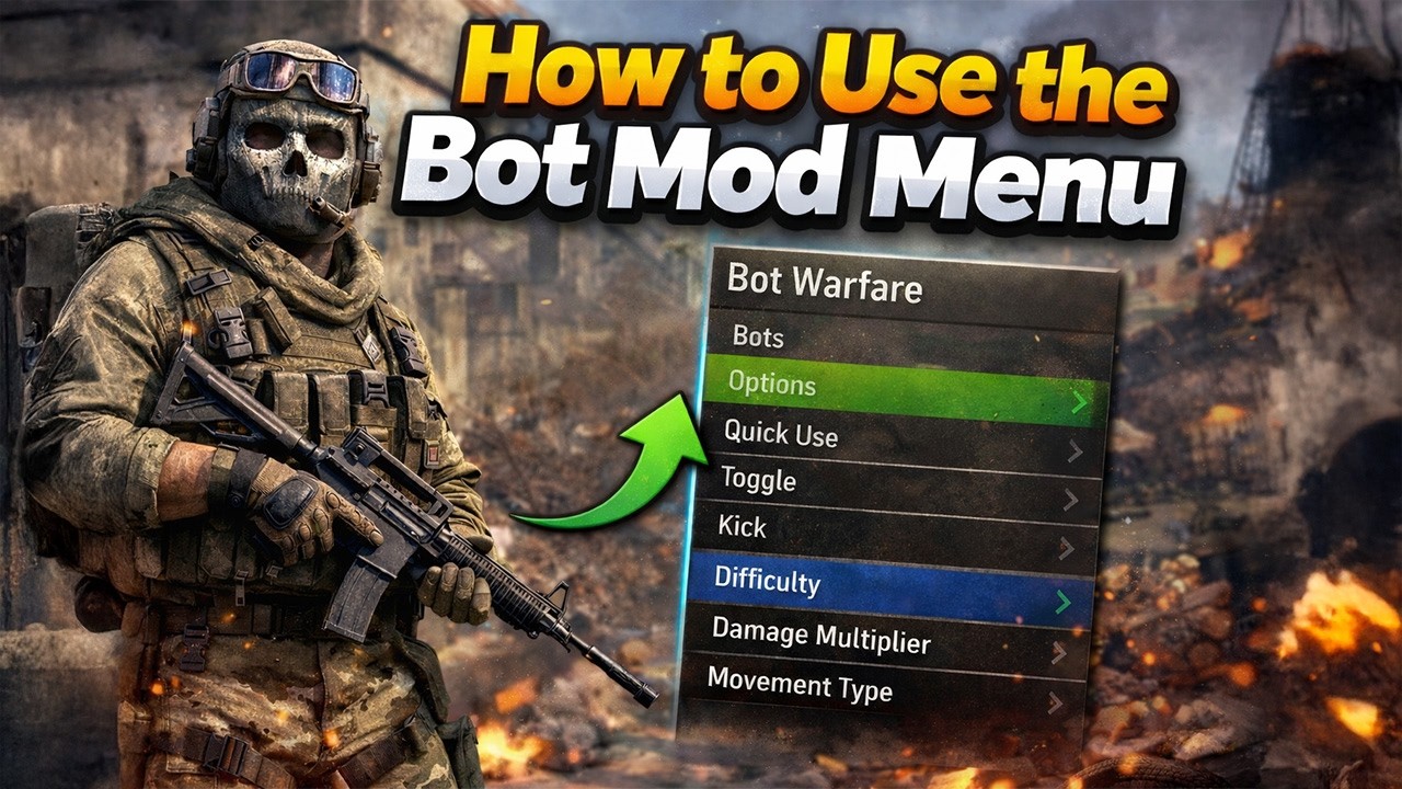 The BEST Bot Menu for IW4X in 2026 | Server & Private Games - YouTube