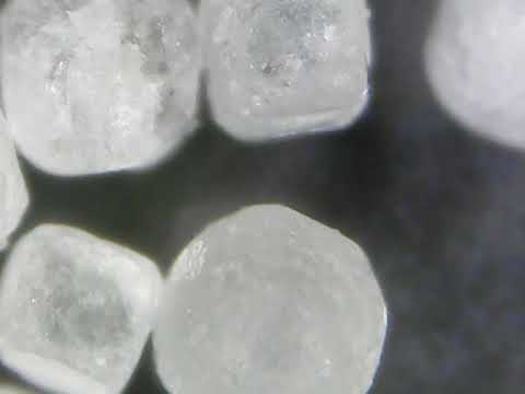 sugar under microscope - YouTube