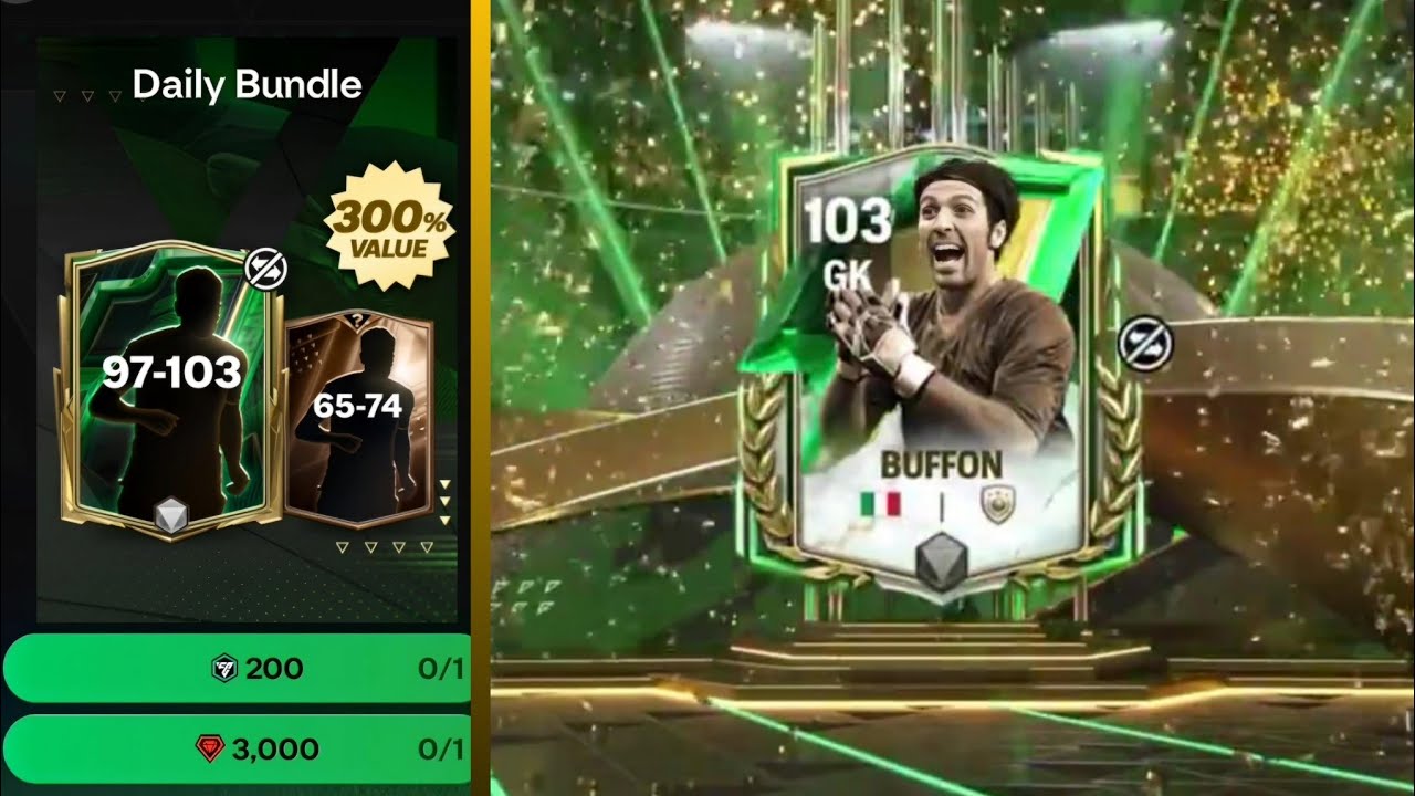 How To Get Free BUFFON 103 on FC Mobile 25 - YouTube