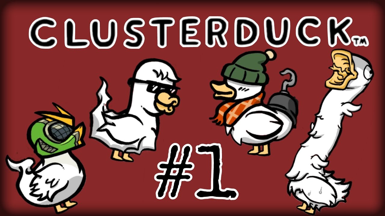The Weirdest Duck Game Ever!! | Cluster Duck - Part 1 - YouTube
