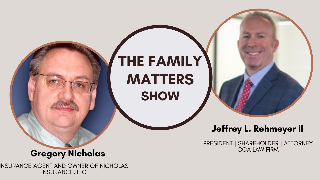 Family Matters with Jeff Rehmeyer & Gregory Nicholas - YouTube