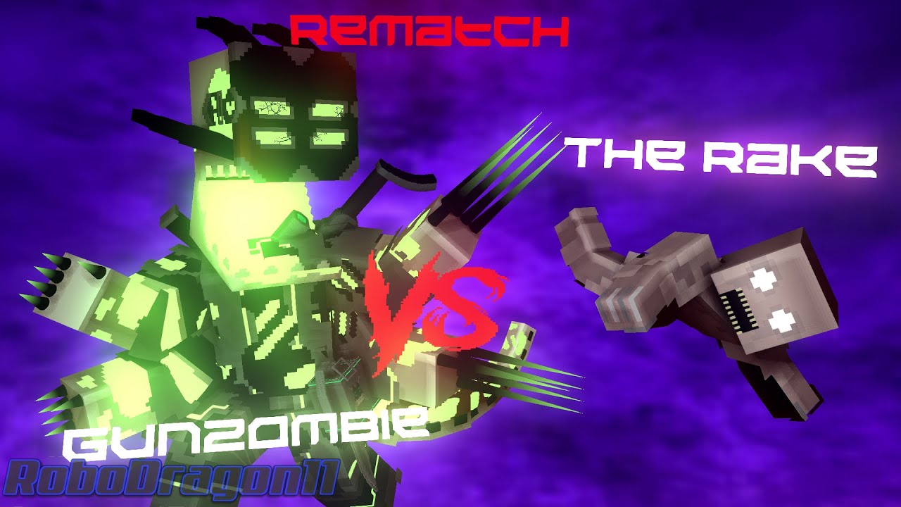 GunZombie (new) vs The Rake Rematch | Gun-Union vs CreepyPasta [Made by ...