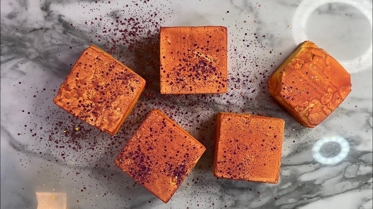 Dyed Crunchy Orange Chalkness Gym Chalk - YouTube