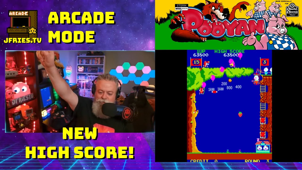 Highlight: Arcade Mode - Pooyan - New High Score - 63800 - YouTube