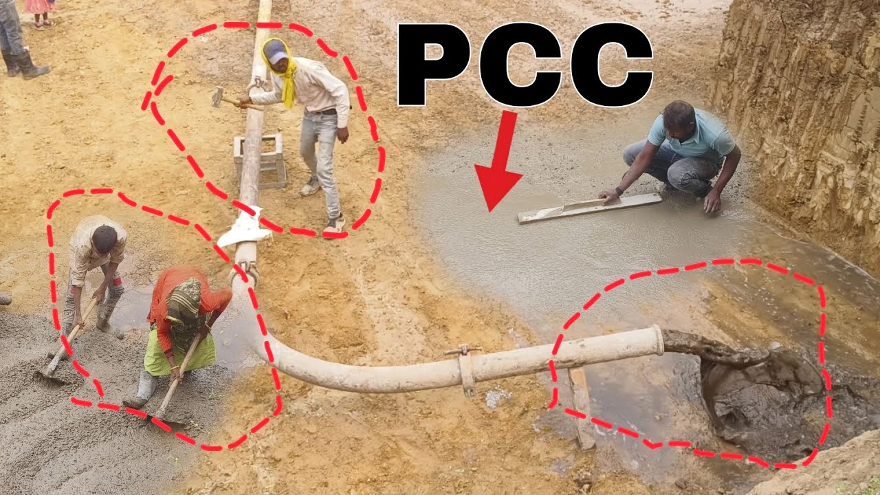 How pcc works from concrete pressure pump /redy mix concrete passing ...