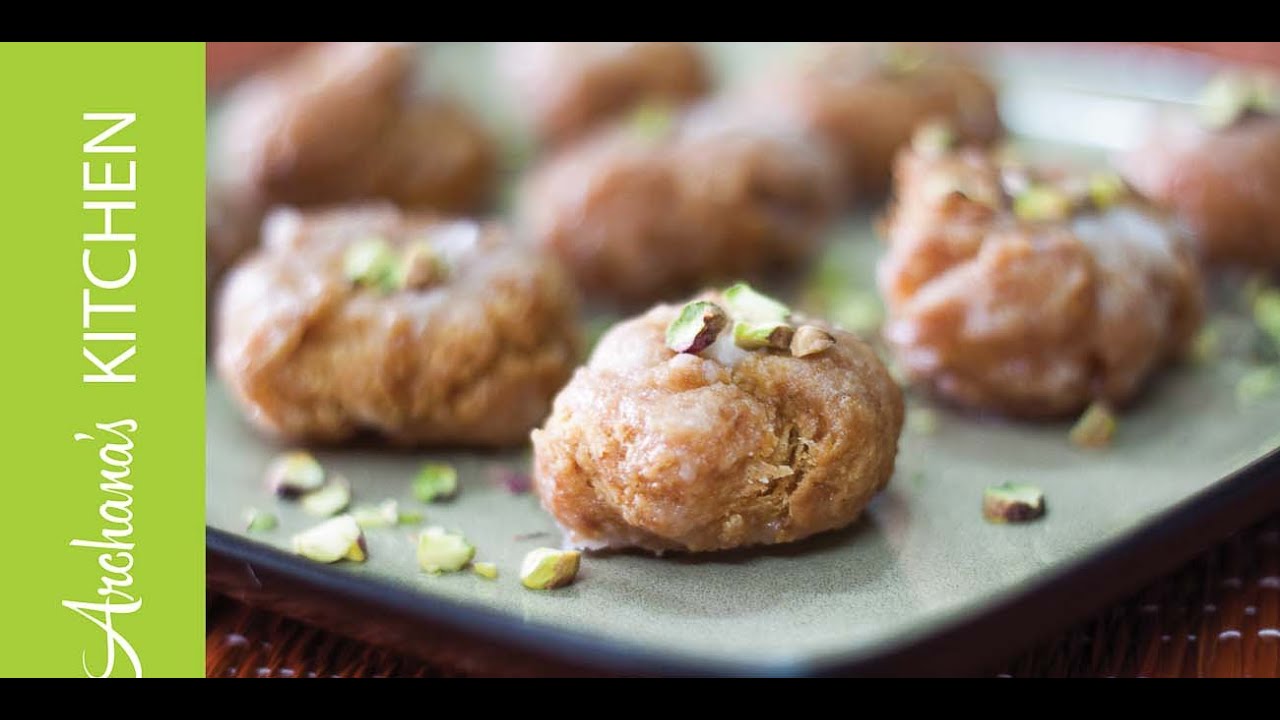 Badusha / Balushahi - Indian Mithai Recipes by Archana's Kitchen - YouTube