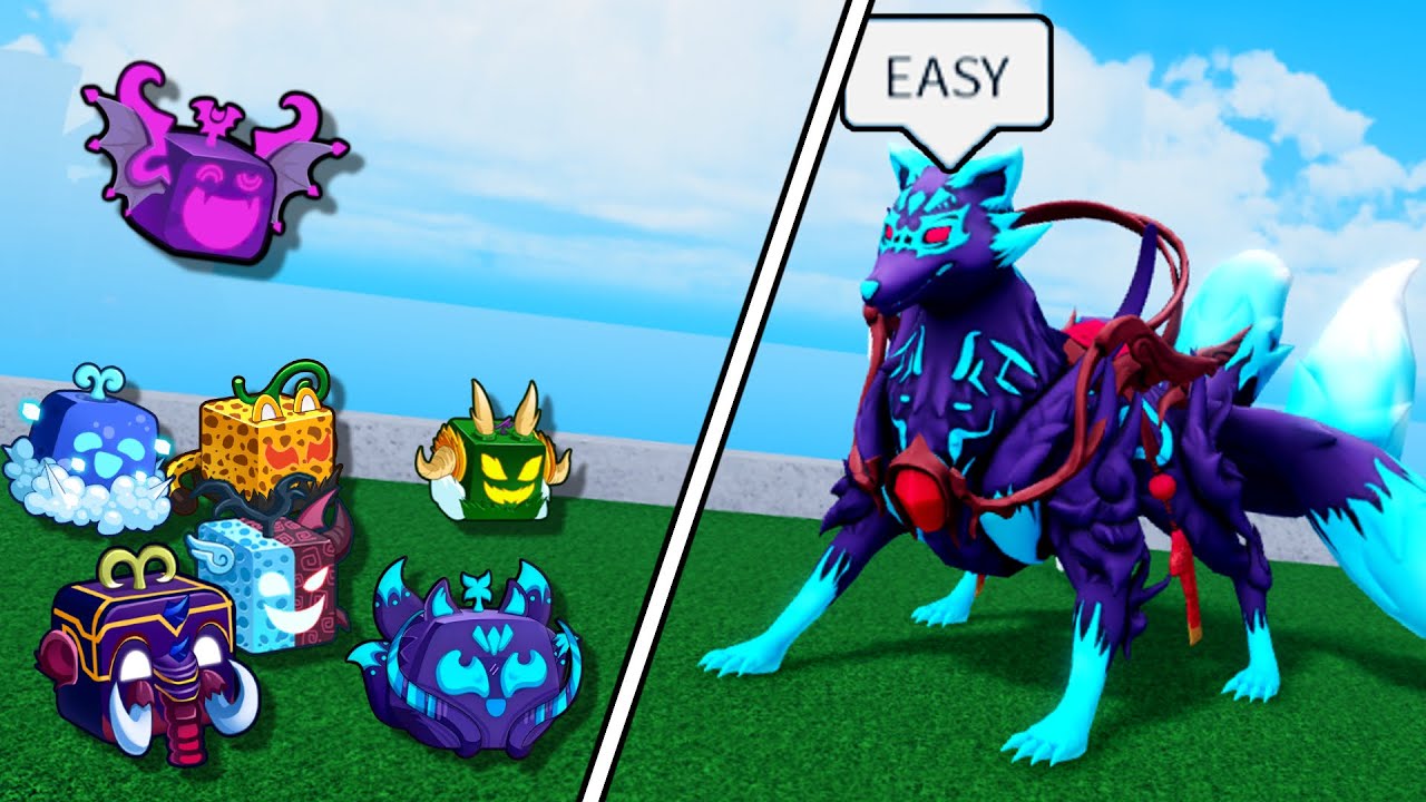 Every Mythical Fruit VS Kitsune (Blox Fruits) - YouTube