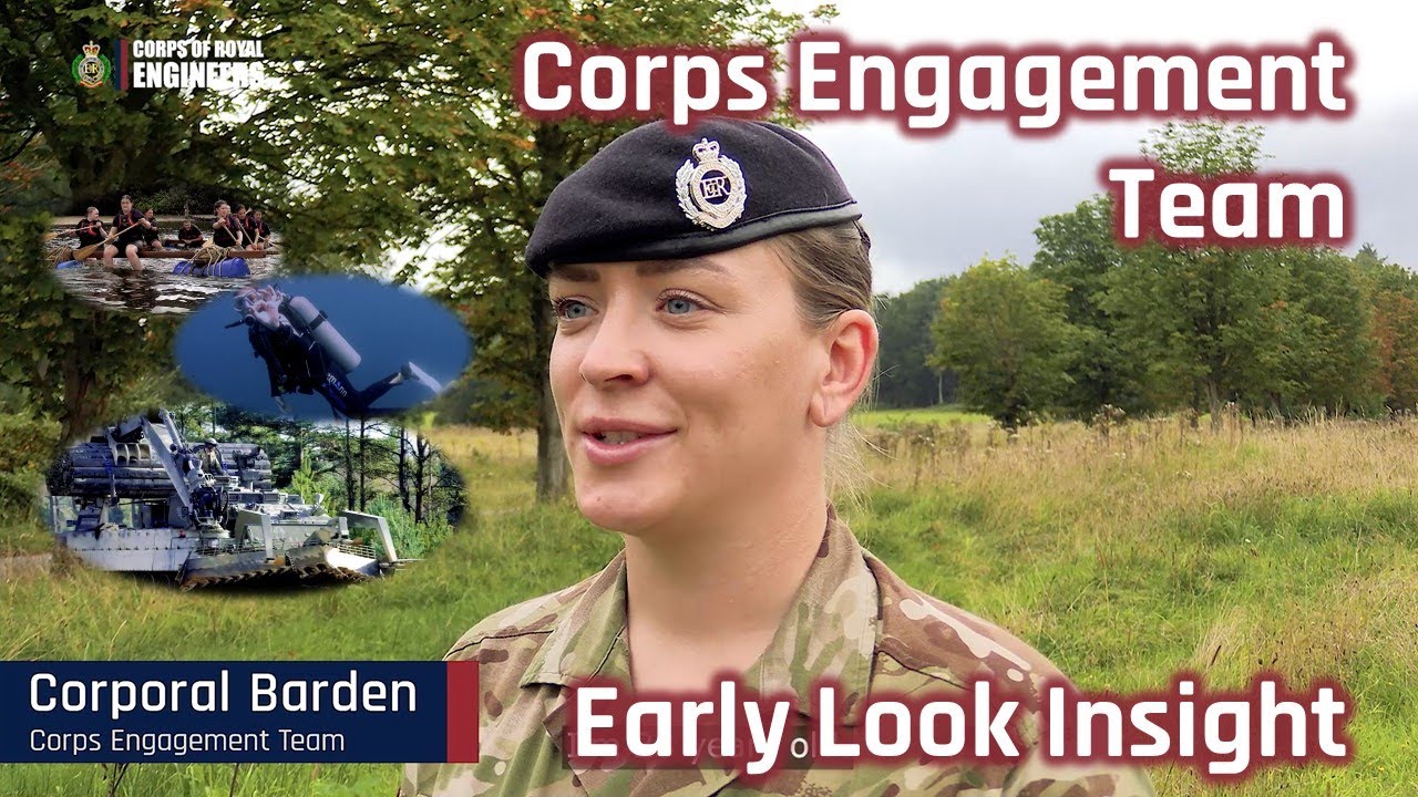 Corps of Royal Engineers - The Corps Engagement Team - YouTube