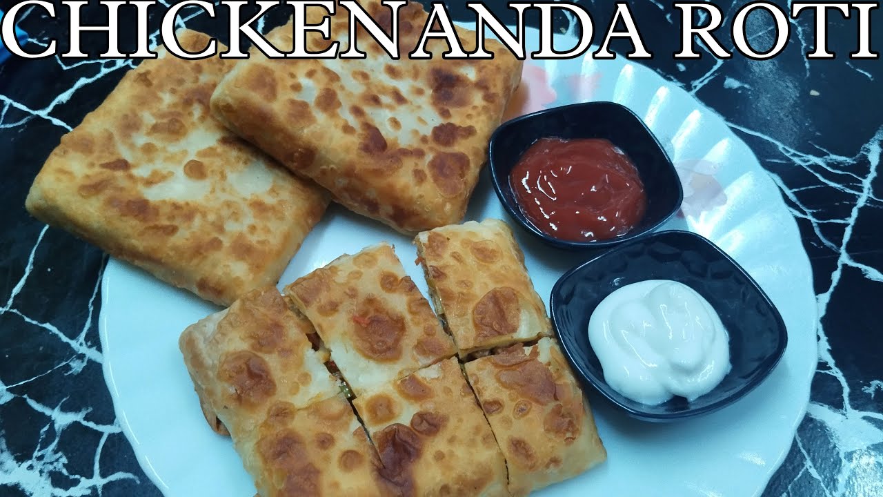 CHICKEN ANDA ROTI | ANDA ROLL | CHICKEN ROLL | #andaroll #chickenroll # ...