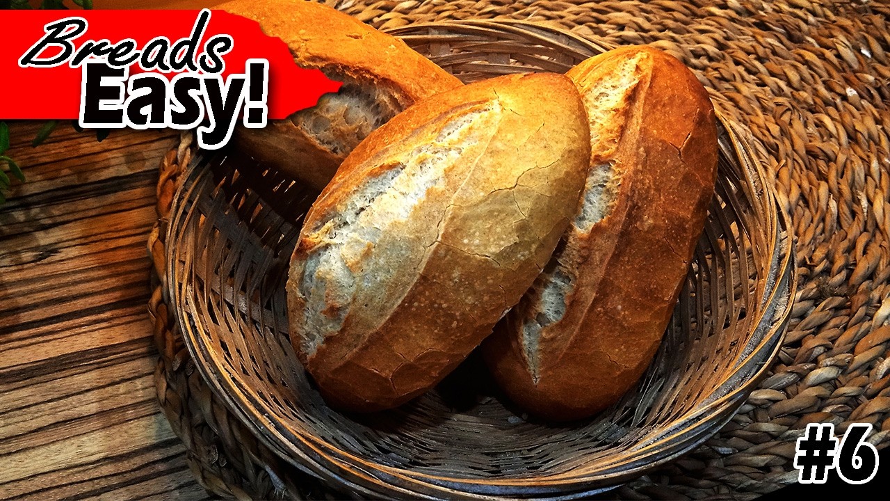 Haz PANECILLO frances muy facil 🍞 Cocina Panecillo o BAGUETTE de paris ...