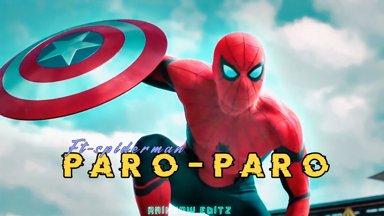 Paro-Paro Ft-Spiderman||Peter parkar edit||spiderman Edit||Paro-Paro ...