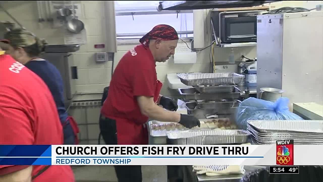 Church offers fish fry drive thru - YouTube