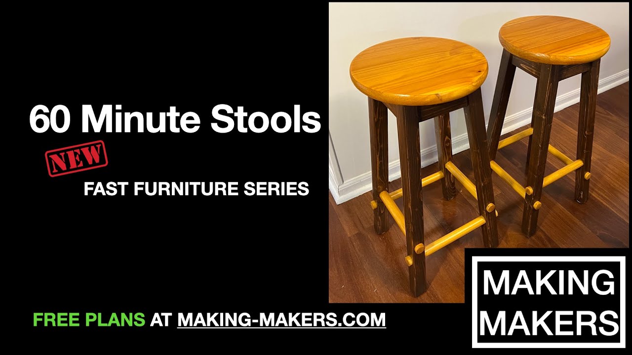 LET'S MAKE SOME STOOLS - YouTube