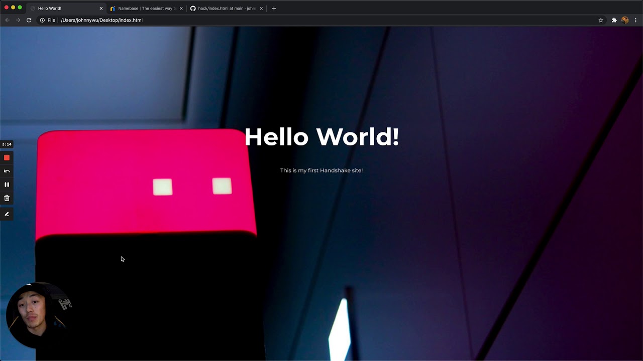 How to Create ANY Handshake website through Github Pages - YouTube