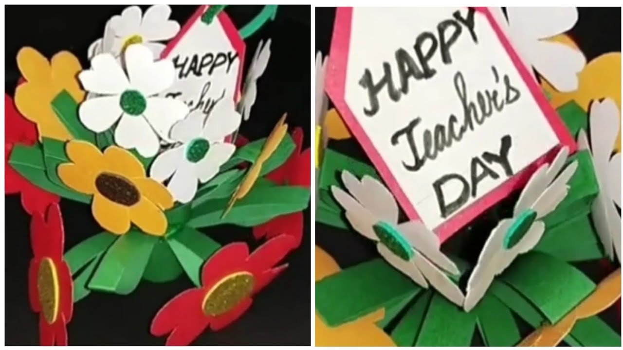 How to make Beautiful & Creative Teacher's Day Craft - YouTube