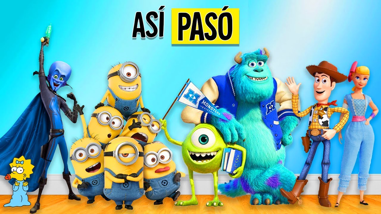 CORTOS DE PELICULAS ANIMADAS | RESUMEN | (MEGAMENTE, LUCA, MINIONS, TOY ...