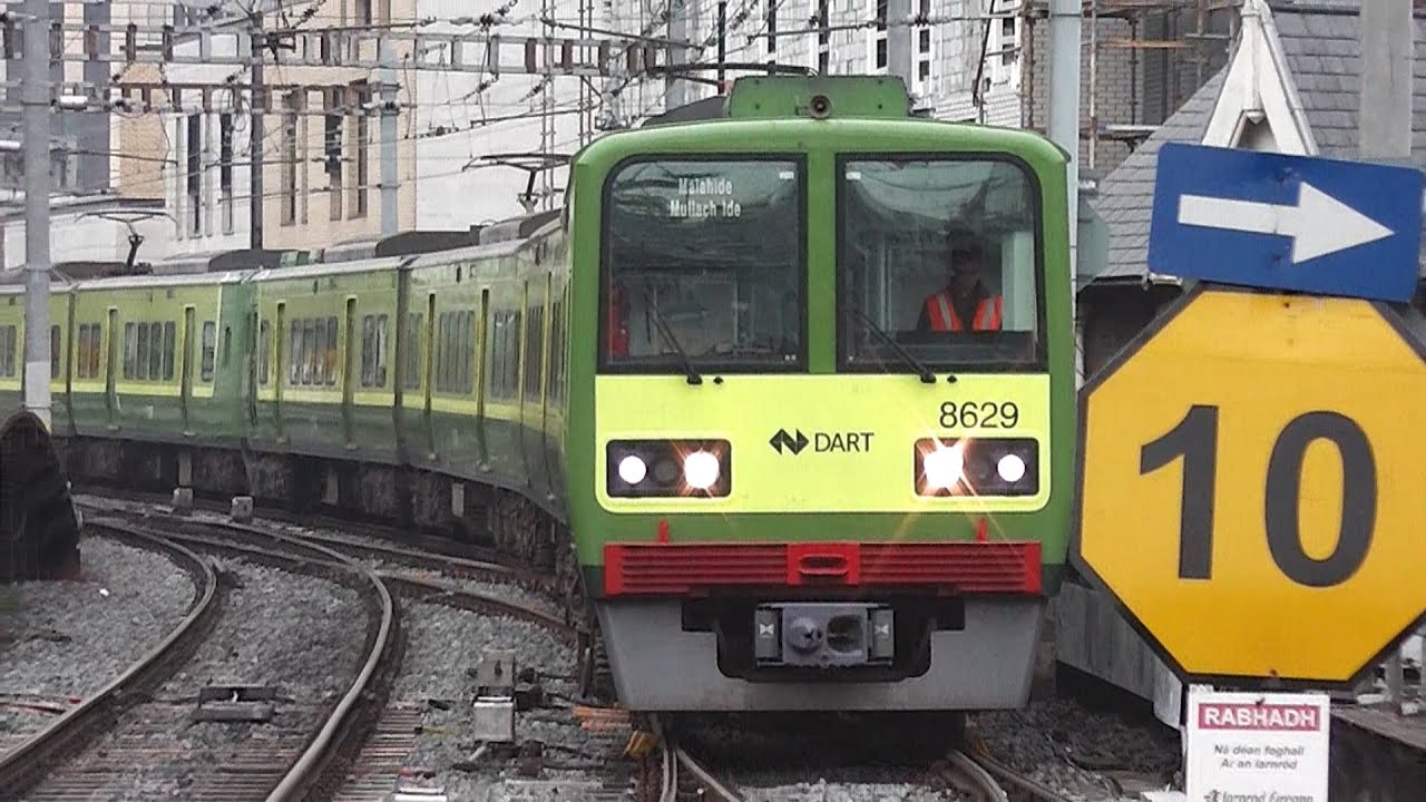 Irish Rail 8520 Class Dart Train number 8629 - Connolly Station, Dublin ...