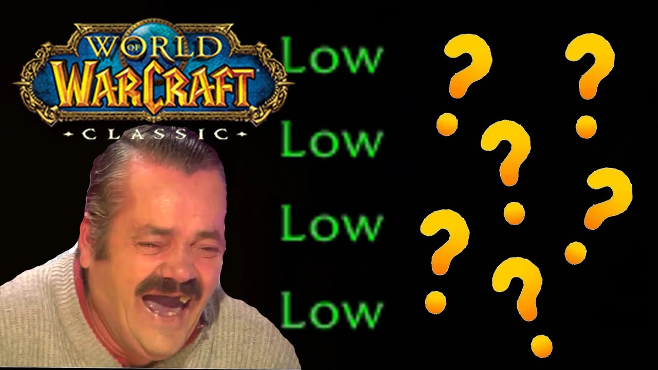 Population of the Classic WOW Servers after TBC Classic Launch (MEME ...