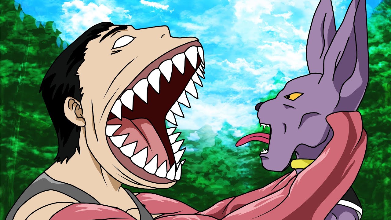 Gotou Eating Beerus head - DragonBall Super VS Parasyte - Fan Animation ...