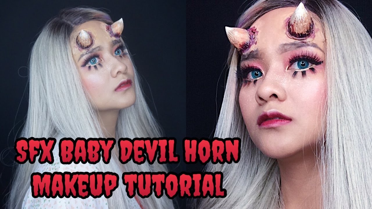 Part 2. Baby Devil Horn Makeup Tutorial | Dian Dananjaya - YouTube